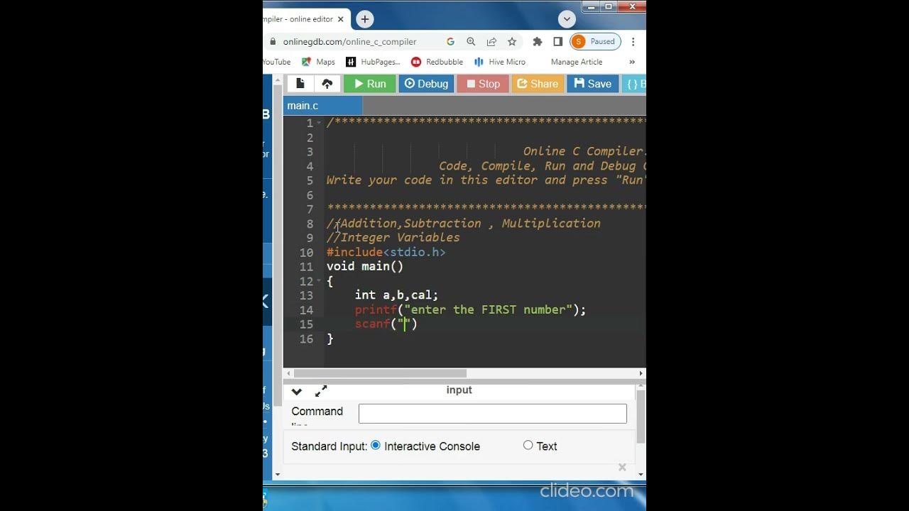 C Program♨ Sum Subtraction Multiplication⚡ Shorts Maths Basicc Variable Ccode