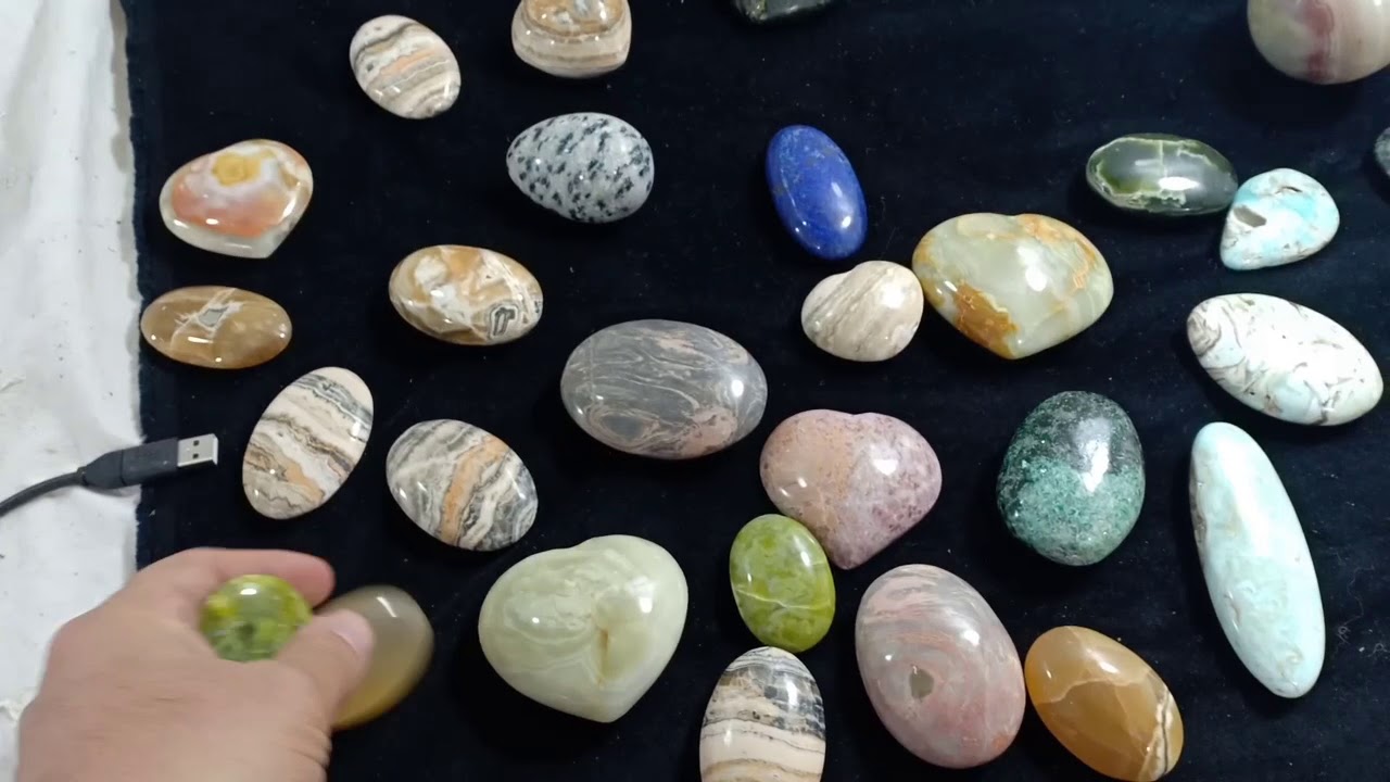 Multiple Minerals tumbled - YouTube