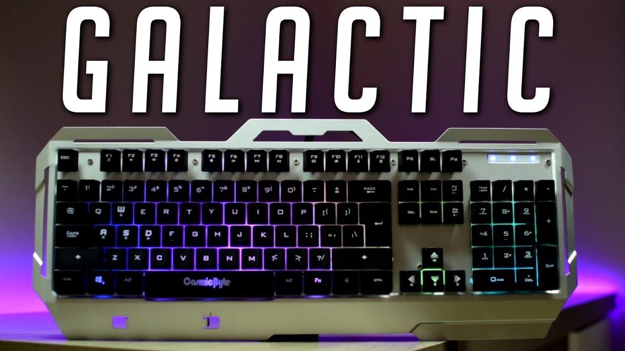 Cosmic Byte Galactic Wired Gaming Keyboard - YouTube