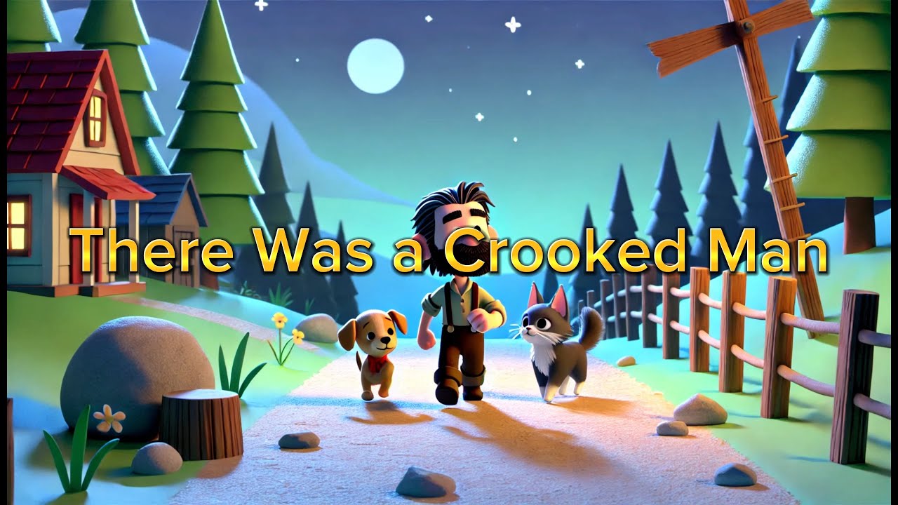 There Was a Crooked Man | Sing Along with Cute Puppy & Kitten | Most ...