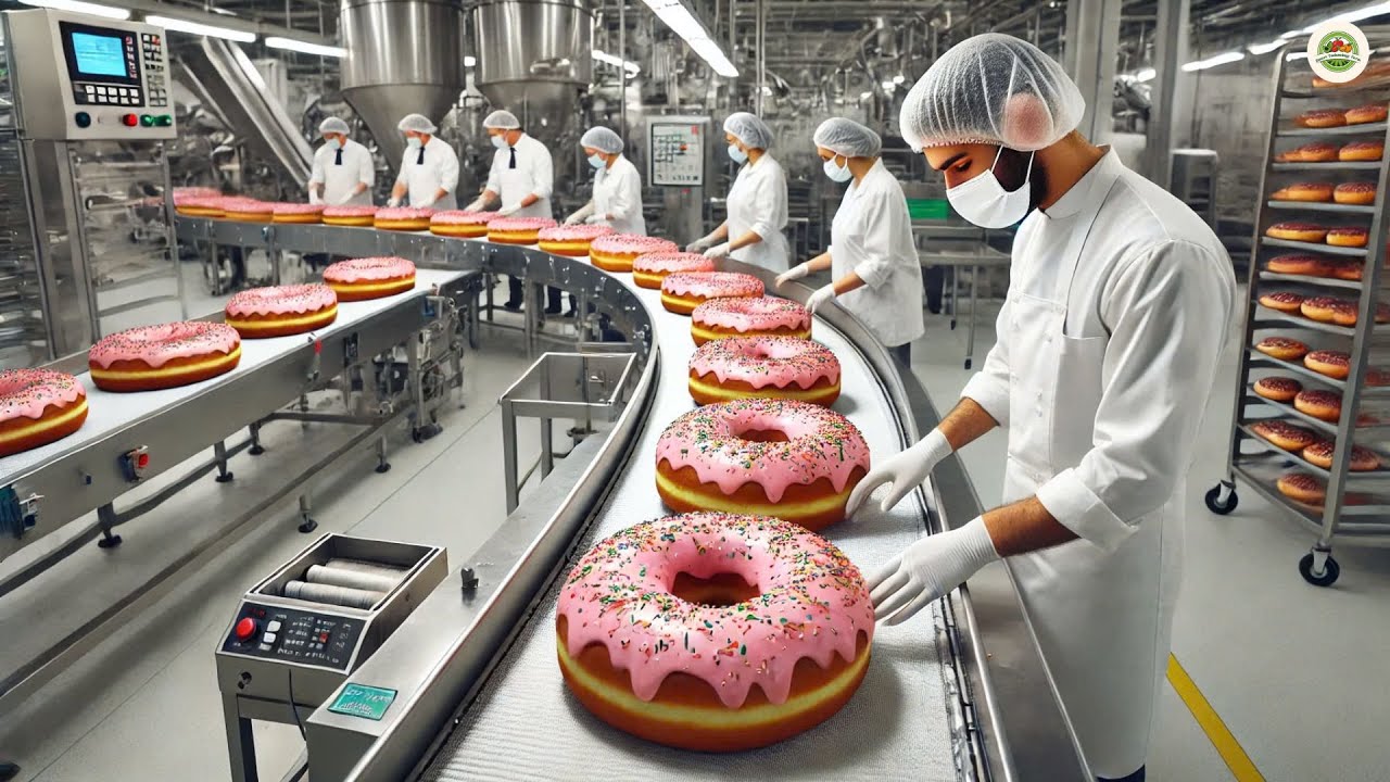 Donuts Showdown Human vs Machine for MASSIVE Production: How Donuts Are ...