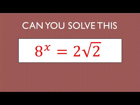 Difficult GRE exponents question solved. GMAT, WASSCE, SAT, Olympiad ...