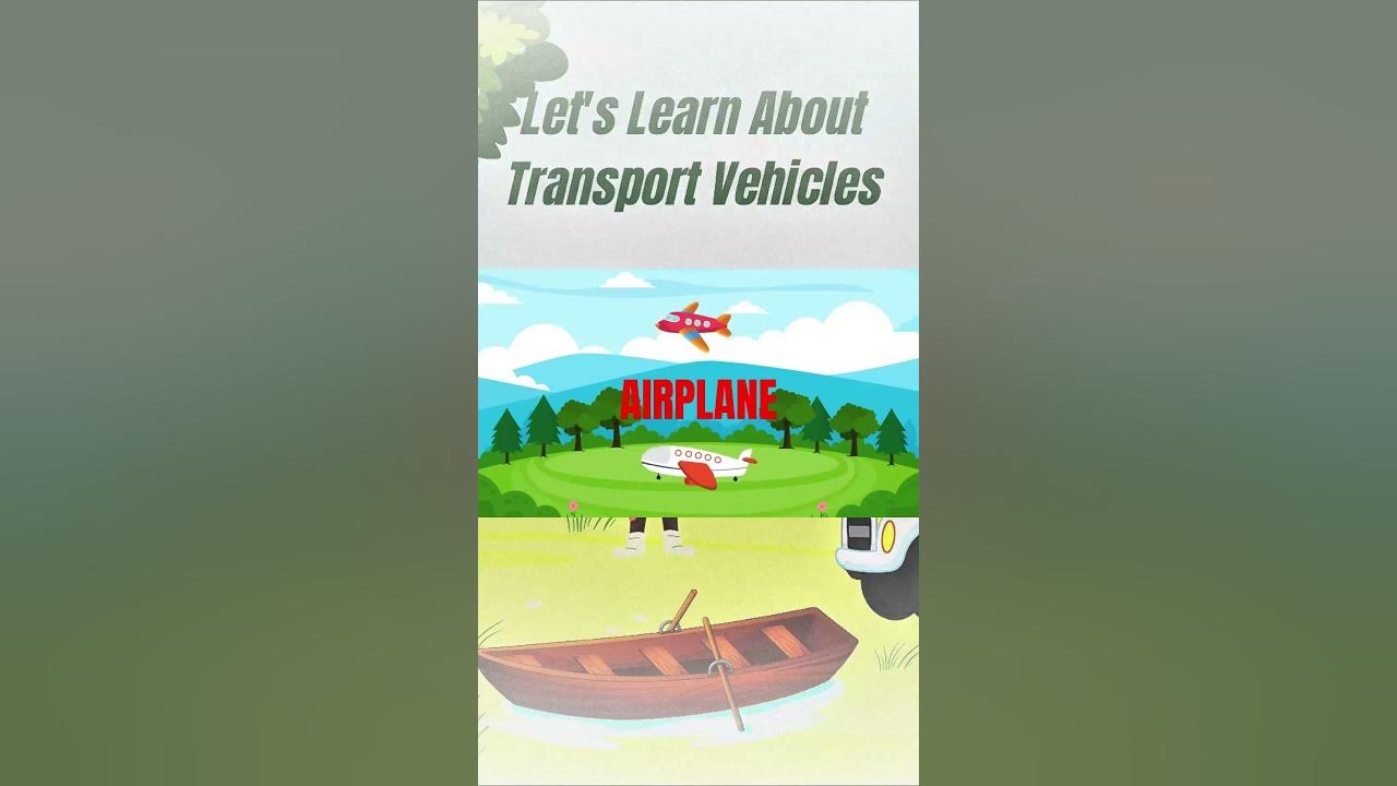Let's Learn About Transport Vehicles #kidslearning #kids #kidsvideo # ...