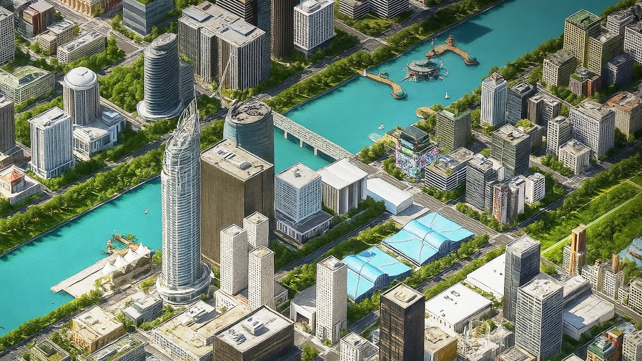 Building the PERFECT City in the Middle of the Sea | Theotown - YouTube
