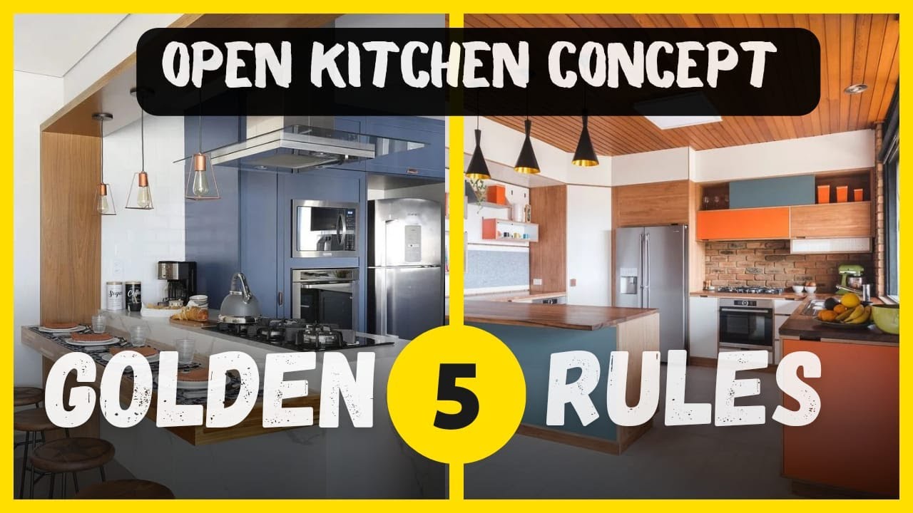 5 Golden Rules for To Add Design Magic Your Open Kitchen Area #interiordesign2024 #kitchen - YouTube
