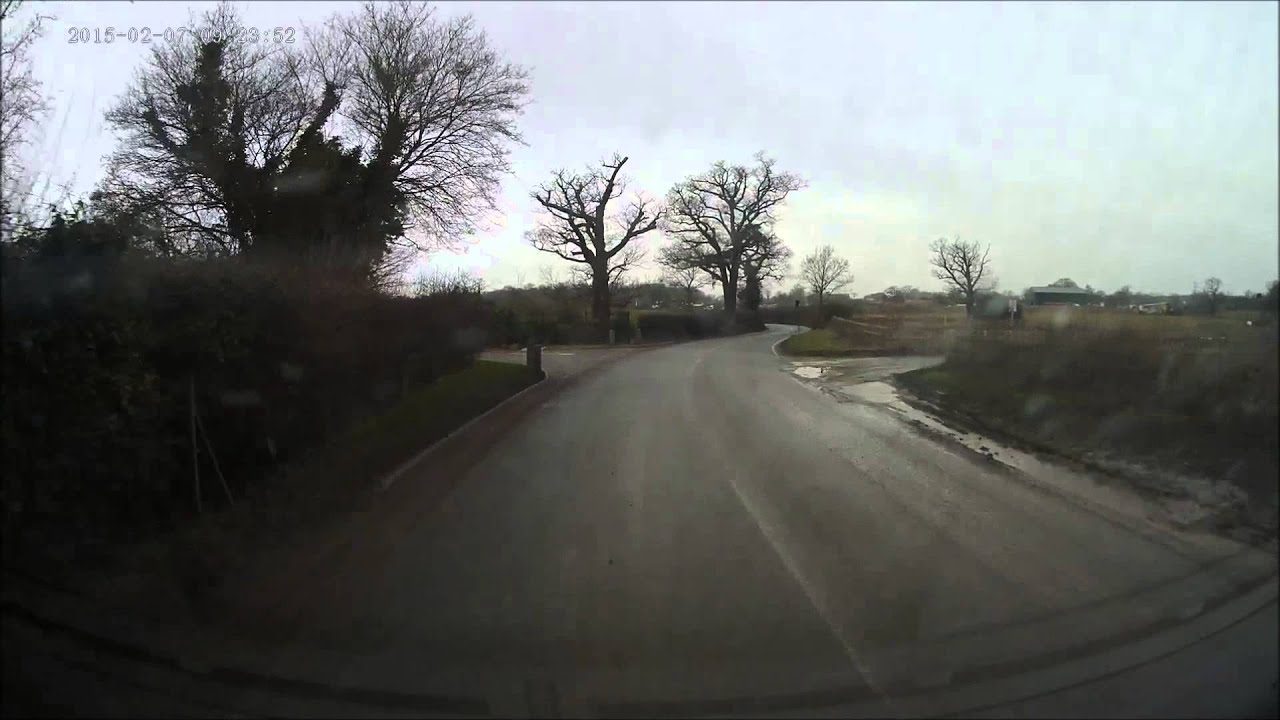 Dashcam footage good job driving slowly! - YouTube