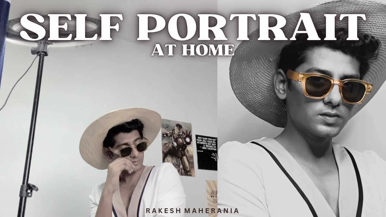 Self portrait at home with mobile | Photoshoot for Instagram Post ...