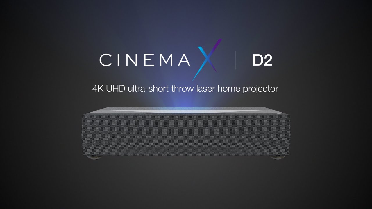 Optoma CinemaX D2 - 4K UHD ultra short throw laser home projector - YouTube
