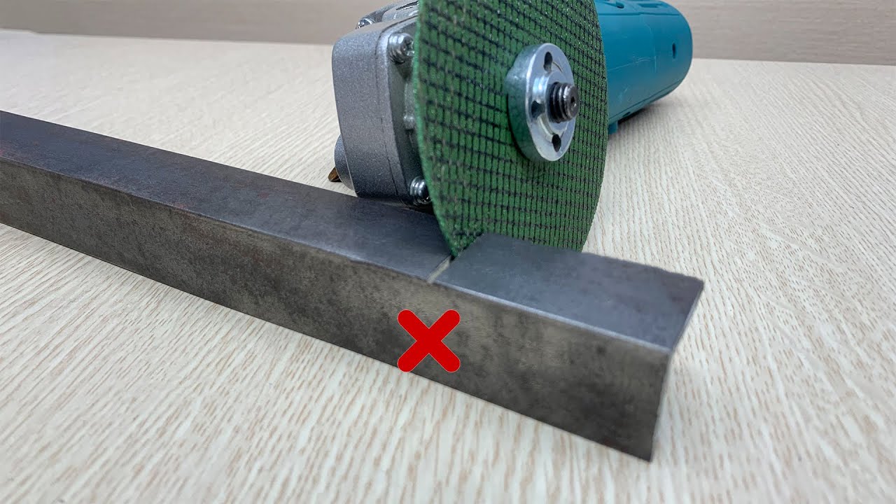 How to quickly and beautifully cut 4 types of metal with a handheld ...