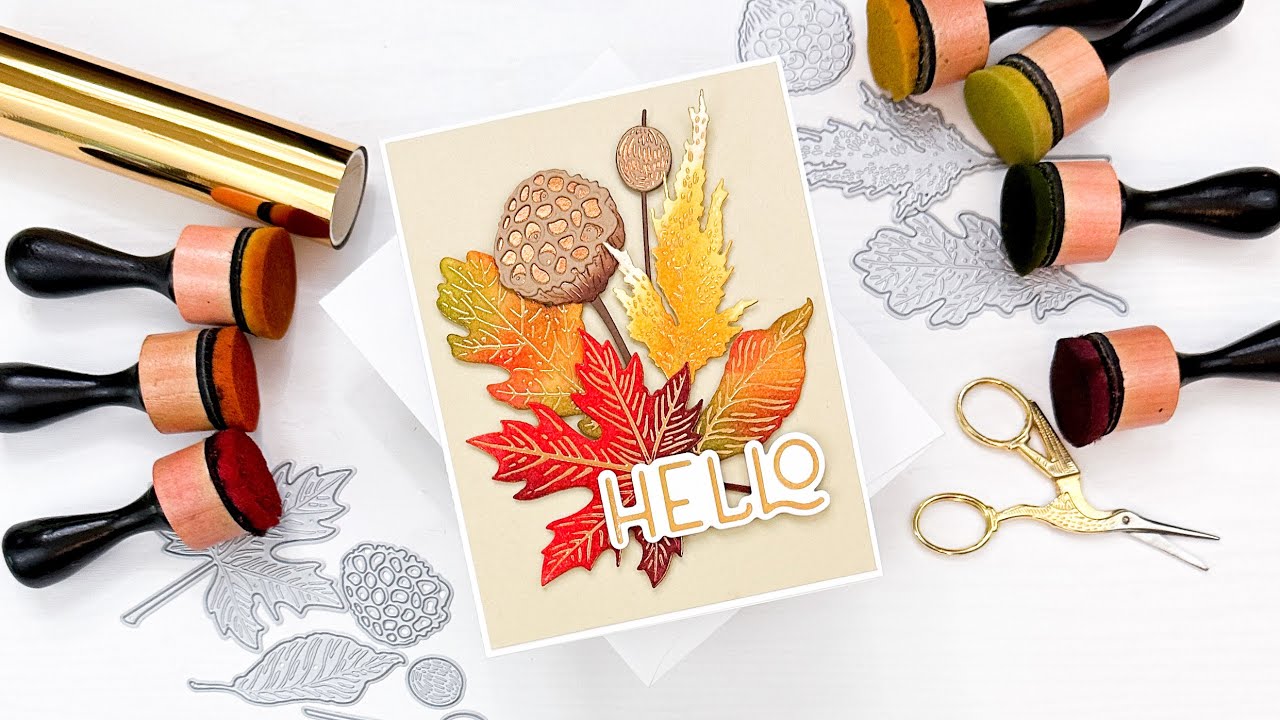 Hot Foiling with Dies featuring the Lovely Layers: Fall Foliage Honey ...