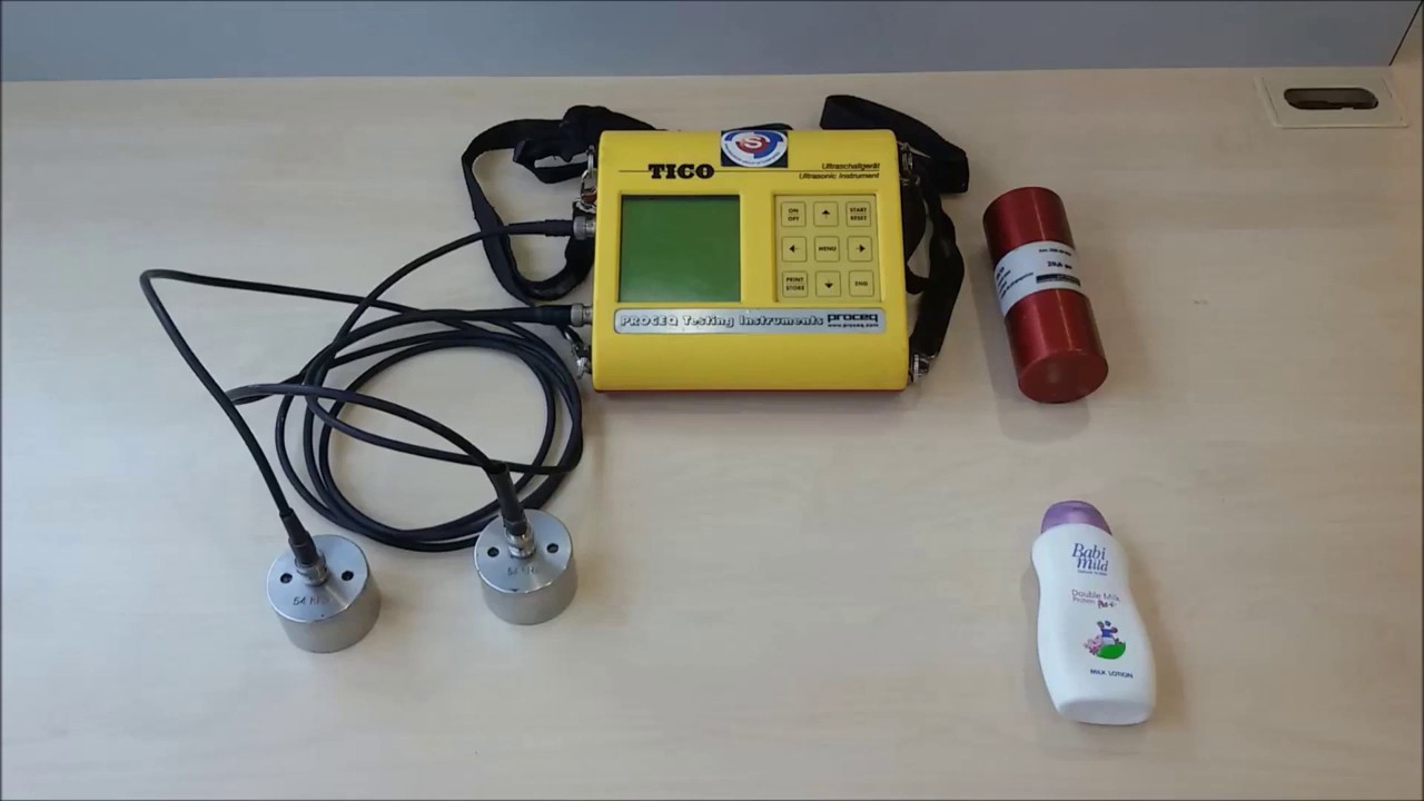 ตรวจสอบค่ากำลังอัดสูงสุดของคอนกรีตโดยวิธี Ultrasonic Pulse Velocity ...