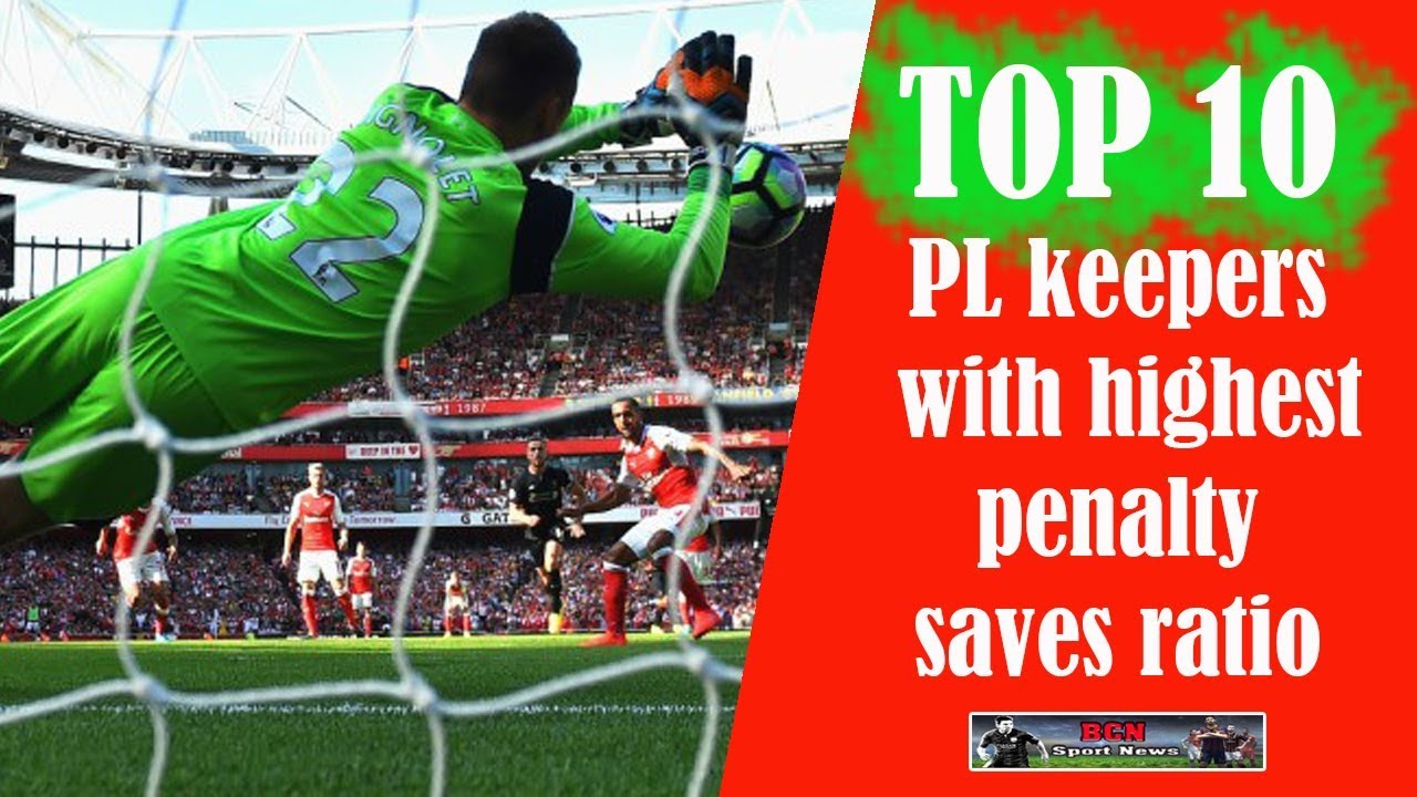 Top 10: PL keepers with highest penalty saves ratio - YouTube