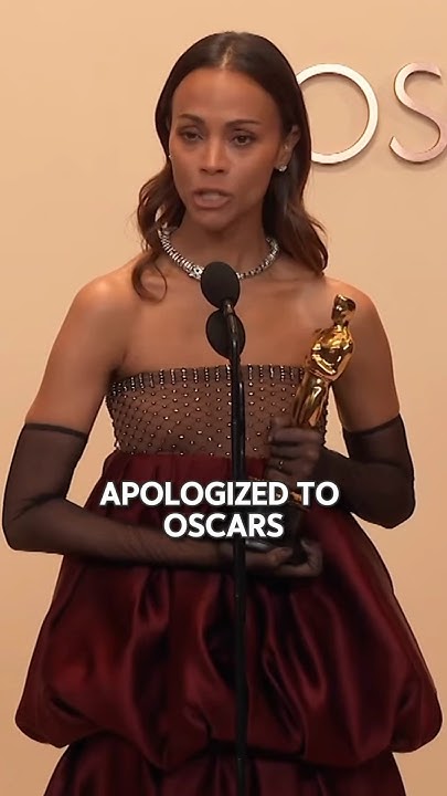 Zoe Saldana Apologizes After Oscars 2025 Win Over 'Emilia Perez' Controversy! - YouTube