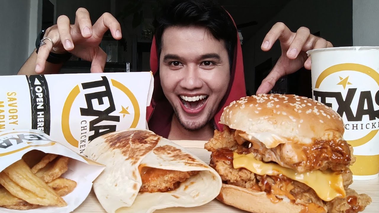 [ BARU ] Texas Chicken FIRE DRAGON BURGER | kalah pedas samyang ? 🥵 ...