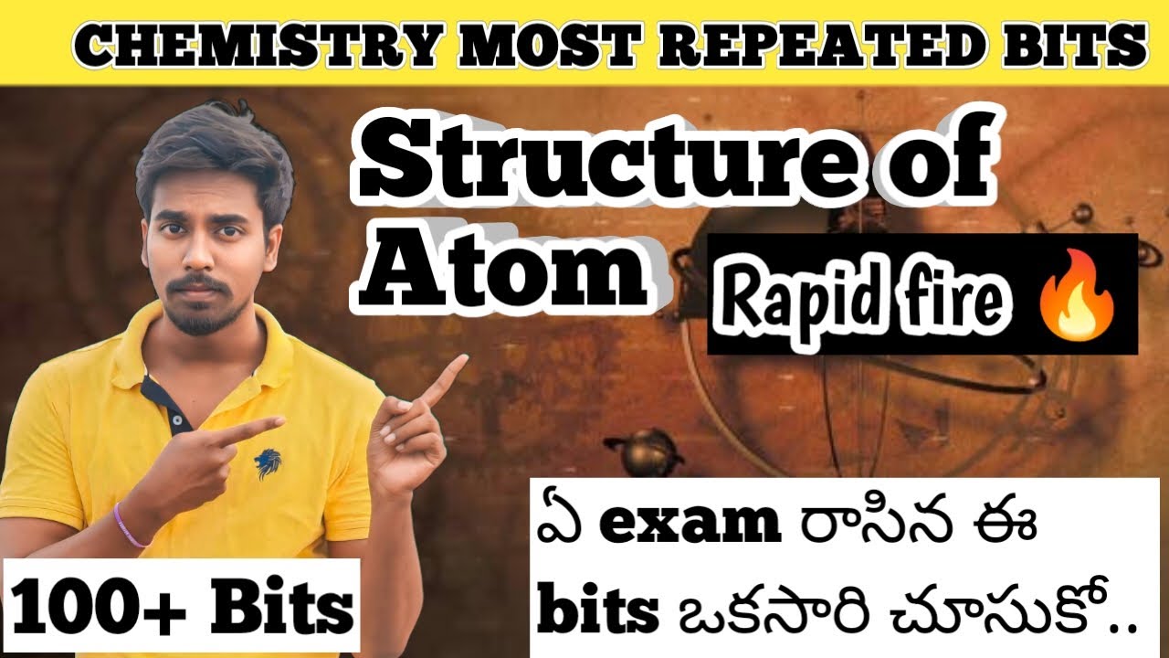 🔥Structure of Atom |Rapid fire 🔥 Most repeated chemistry bits - YouTube