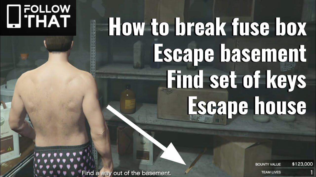 How escape basement, find keys, clothes & complete O'Neil Most Wanted ...