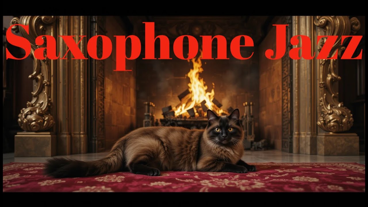 Smooth Saxophone jazz and adorable cats accompany you through Studying ...