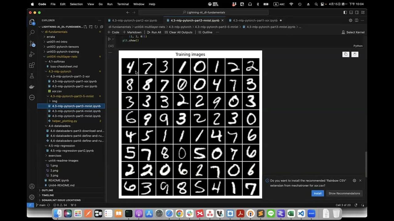 【Lightning AI】Week 5 - Unit 4. Training Multilayer Neural Networks Overview（下） - YouTube