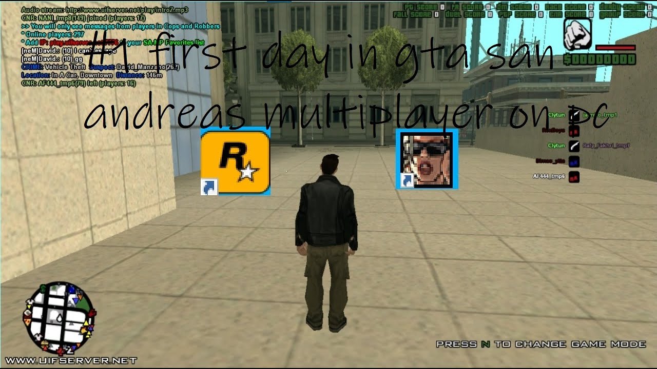 #1 first day in gta san andreas multiplayer on pc - YouTube