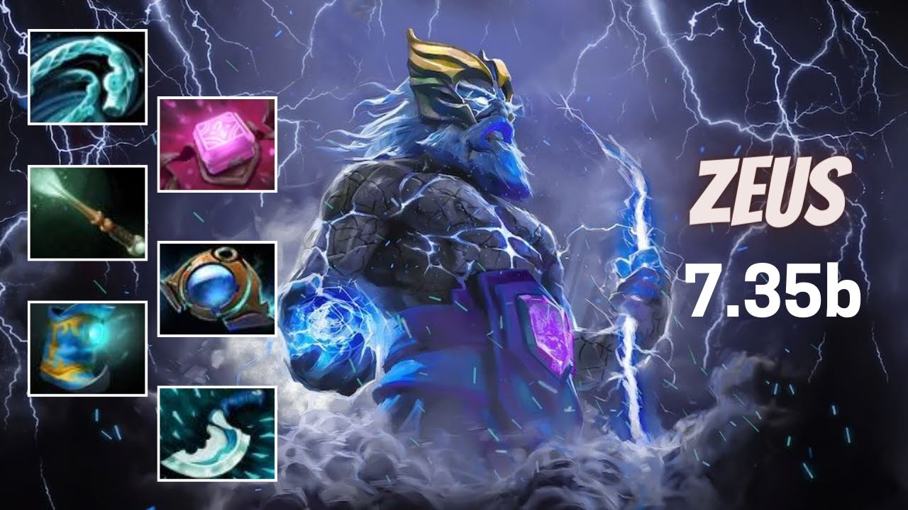 ZEUS | ARCANA | Gameplay Patch 7.35b - Dota 2 - YouTube