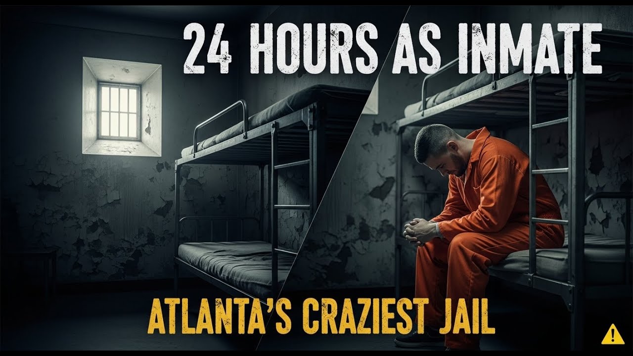 24 Hours as Inmate in Atlanta's Craziest Jail - YouTube