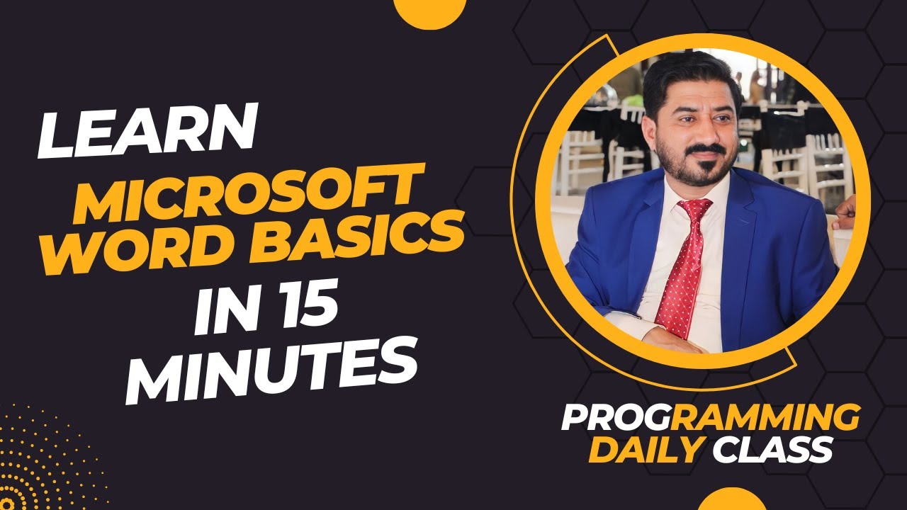 learn MS Word Basics within 15 mints - YouTube