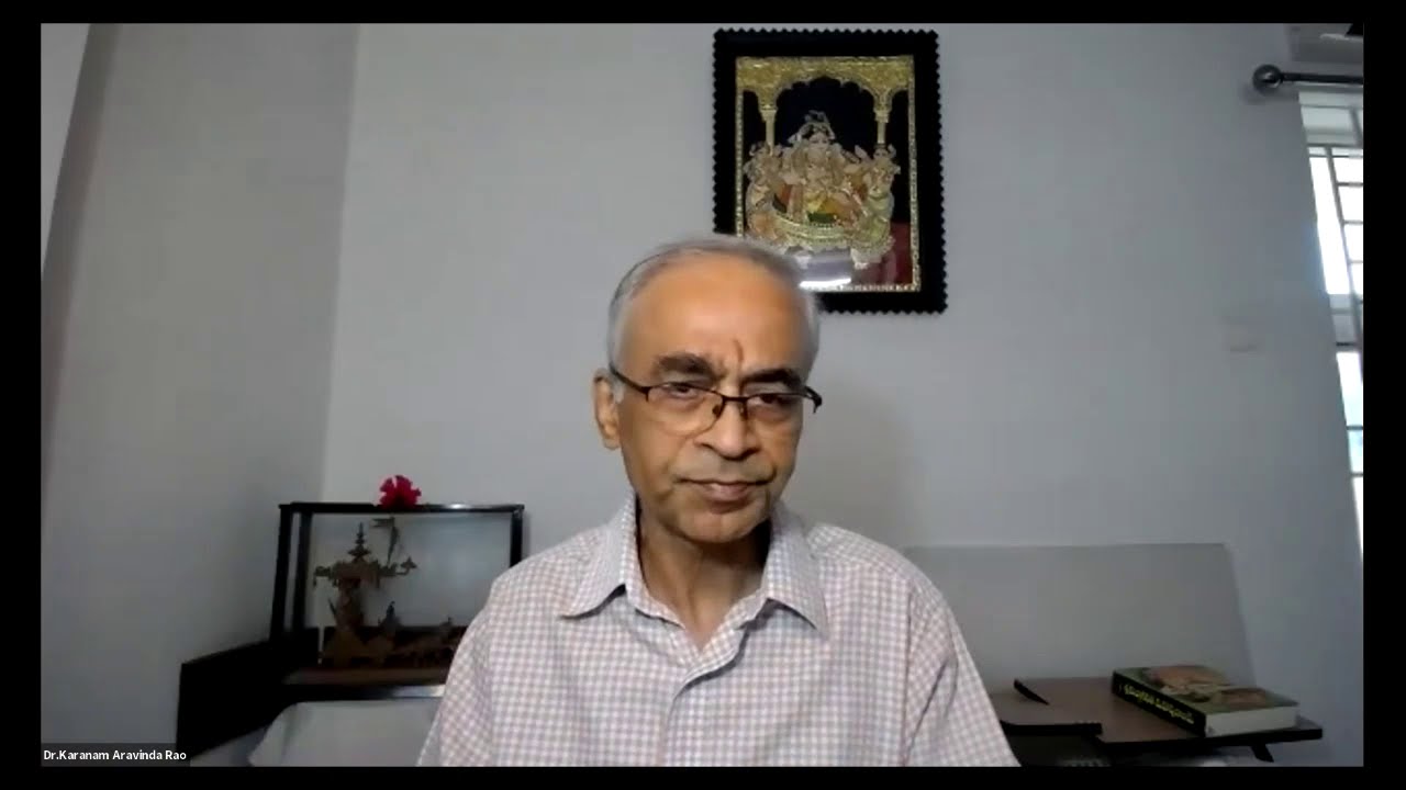 Patanjali Yogasutras - 43 by Dr Karanam Aravinda Rao - YouTube