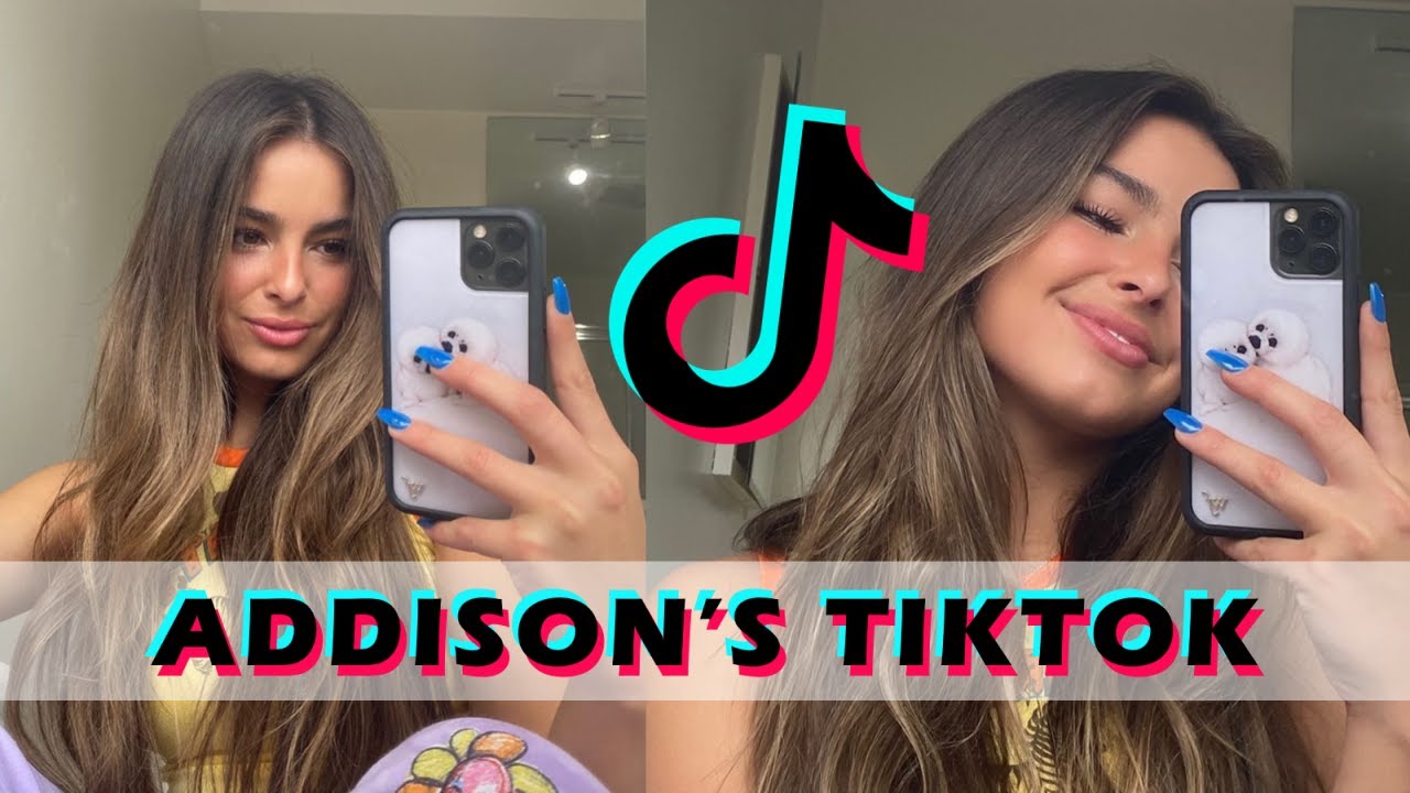 NEWEST ADDISON RAE'S TIKTOKS WITH HER NEW HAIRSTYLE!! - YouTube