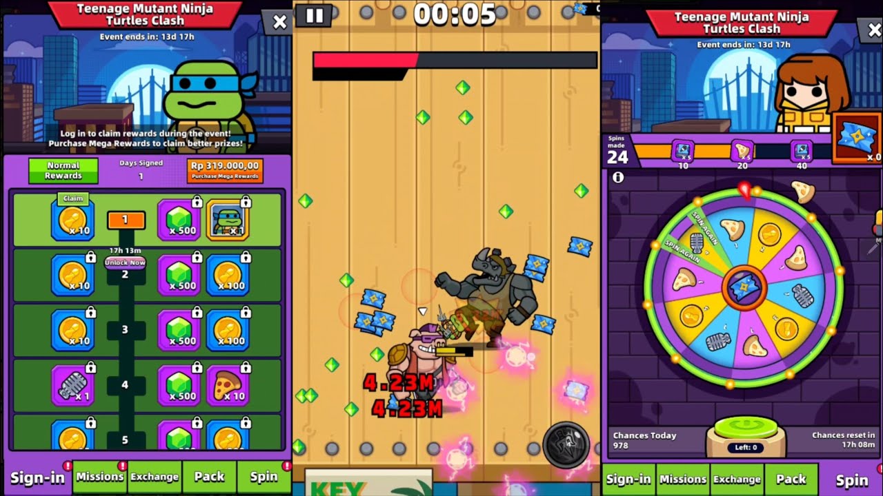 Teenage Mutant Ninja Turtles Clash Survivor.io - YouTube
