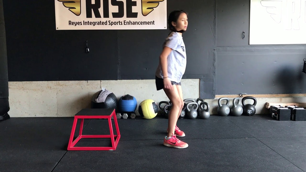 Drop Jumps Vertical - YouTube