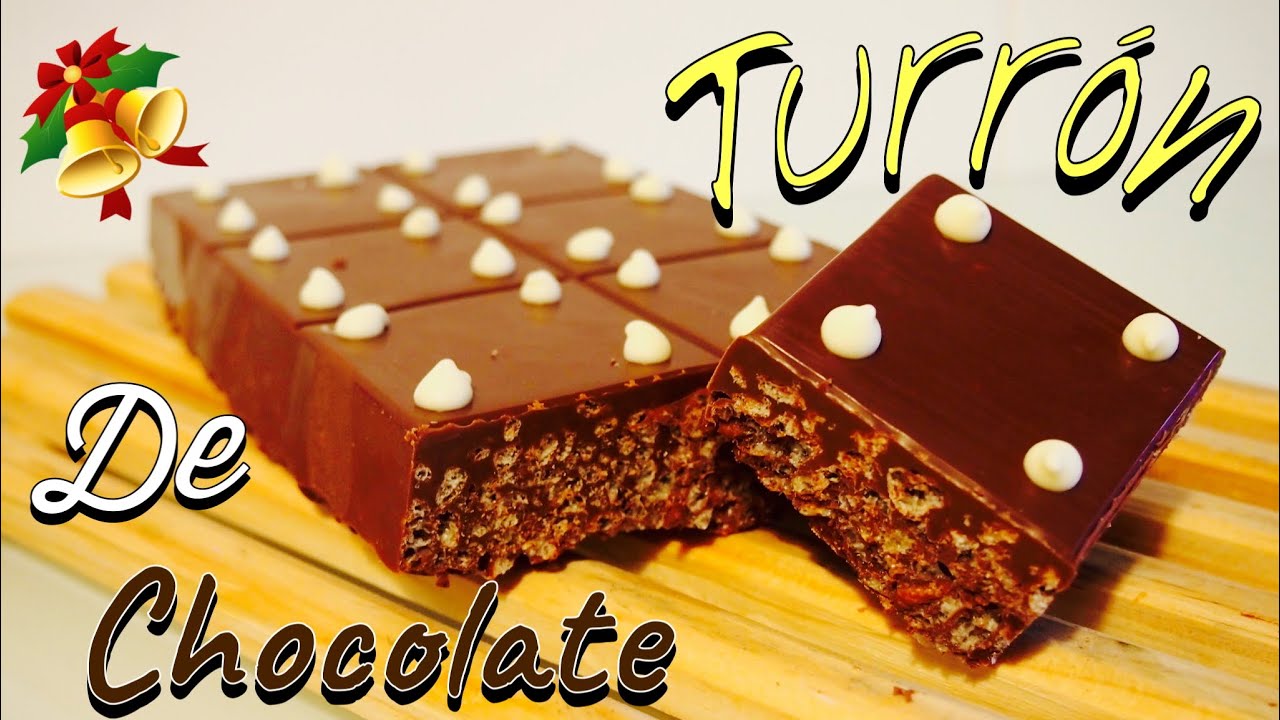Turrón crujiente de chocolate RECETA PARA NAVIDAD #54 - YouTube