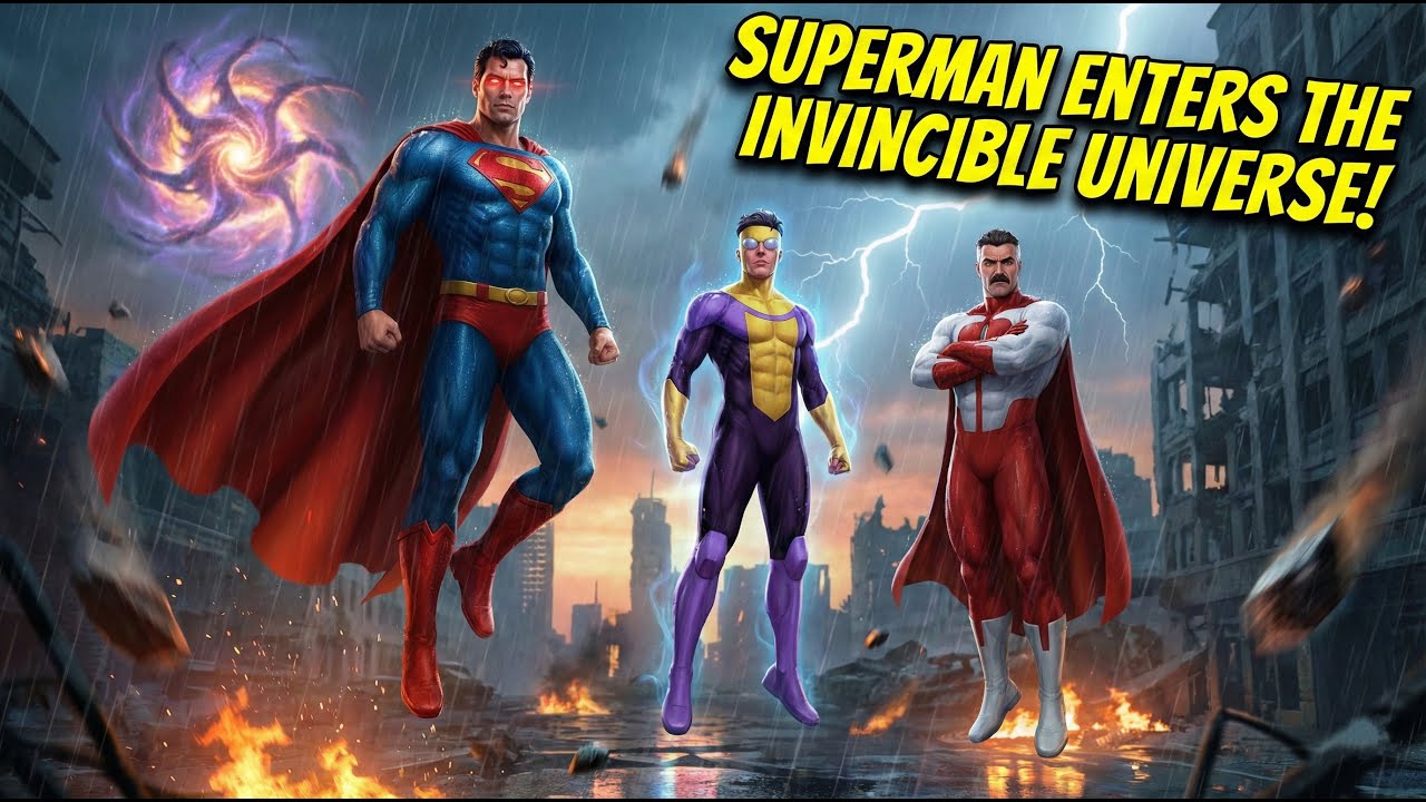What If Superman Entered the Invincible Universe? | Hope vs. Brutality ...