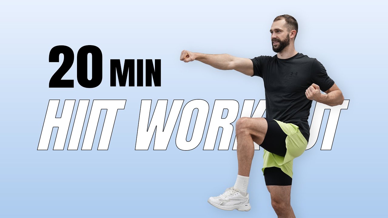 20 Min HIIT Workout | Full-Body Fat Burn & Strength Build (No Equipment ...