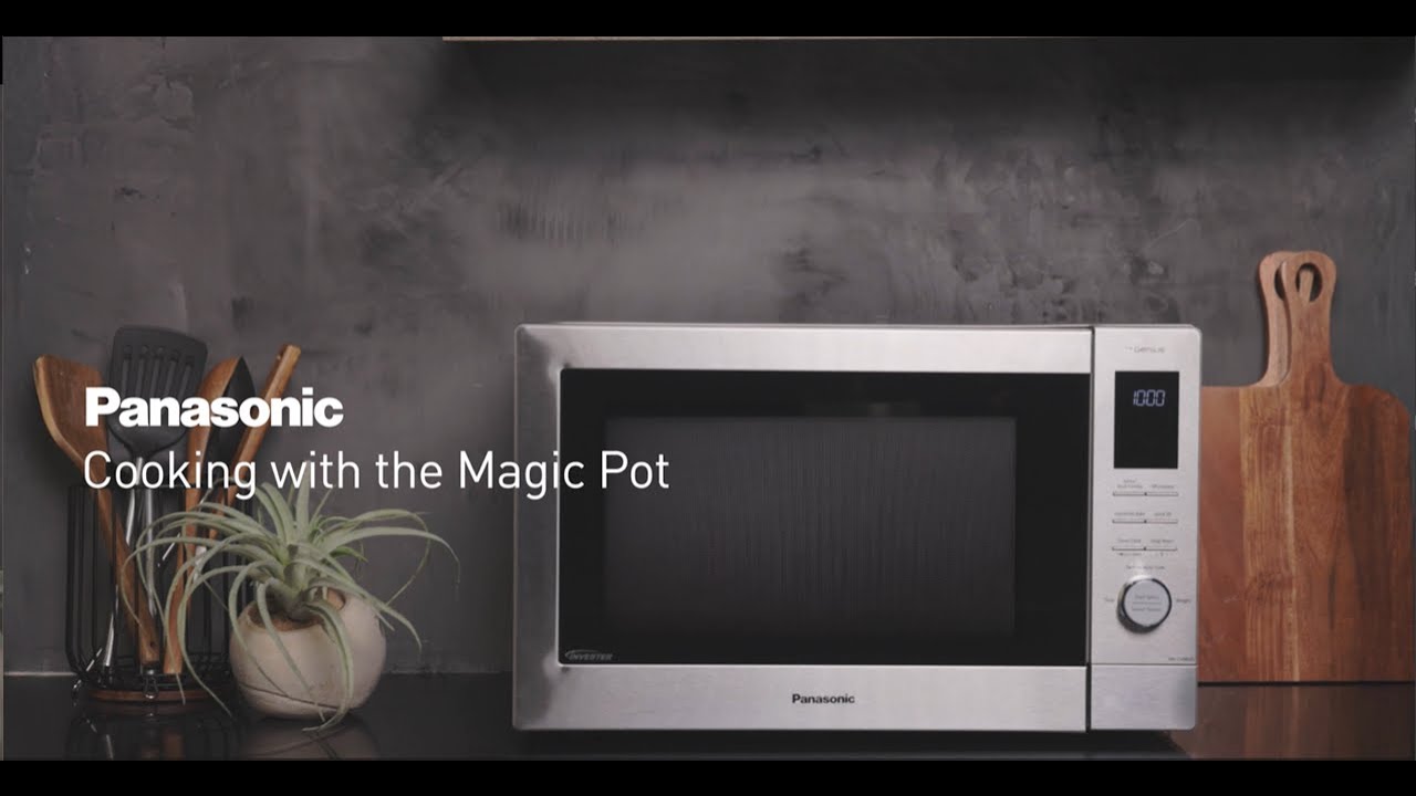 How to cook with Magic Pot and Panasonic Microwave Oven model NN-CV88QS ...