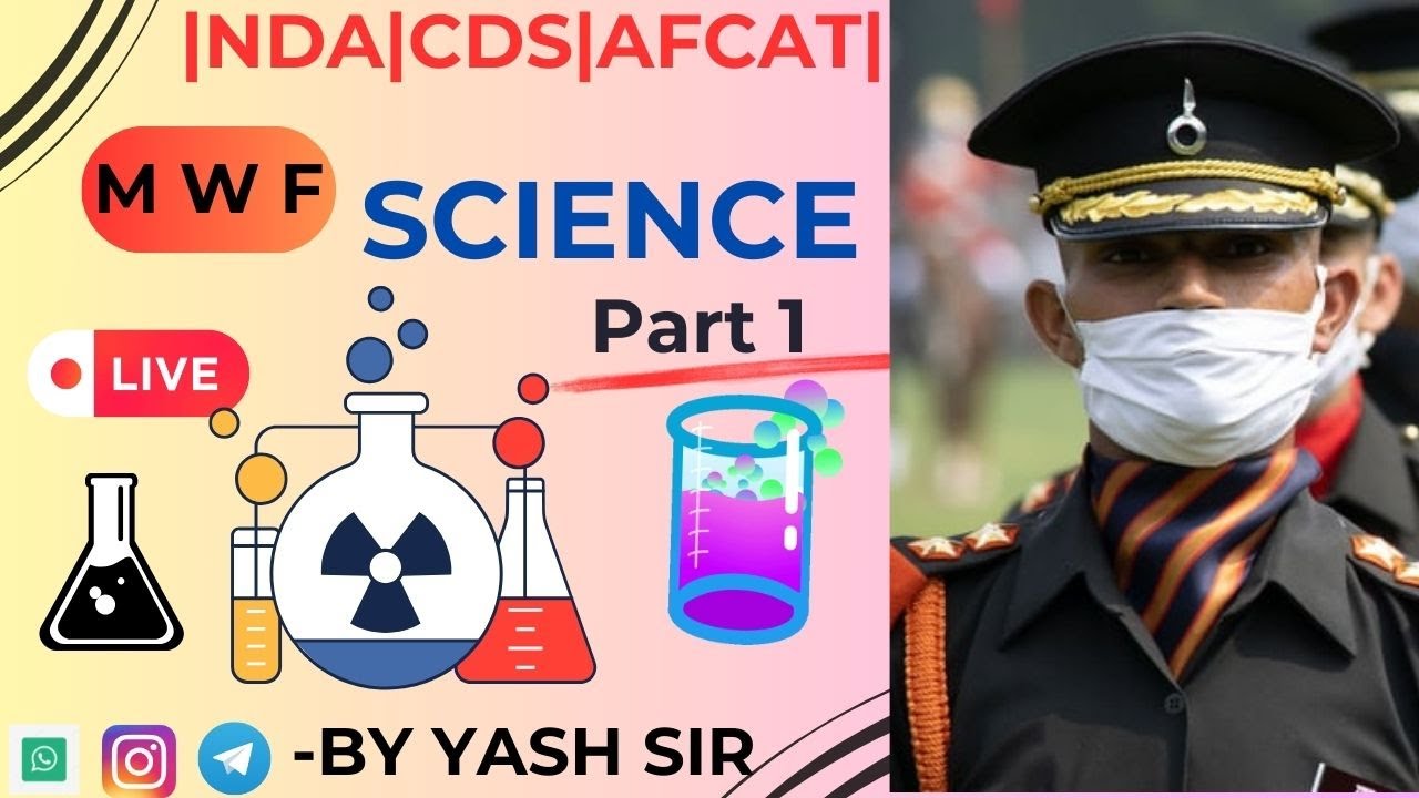 Science Introduction | Science For NDA | NDA-I-2025 | NDA preparation | YASH SIR | NDA ABHILASHA ...