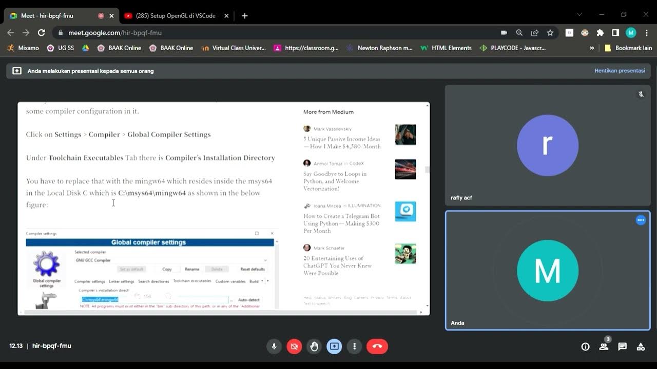 setup opengl - YouTube