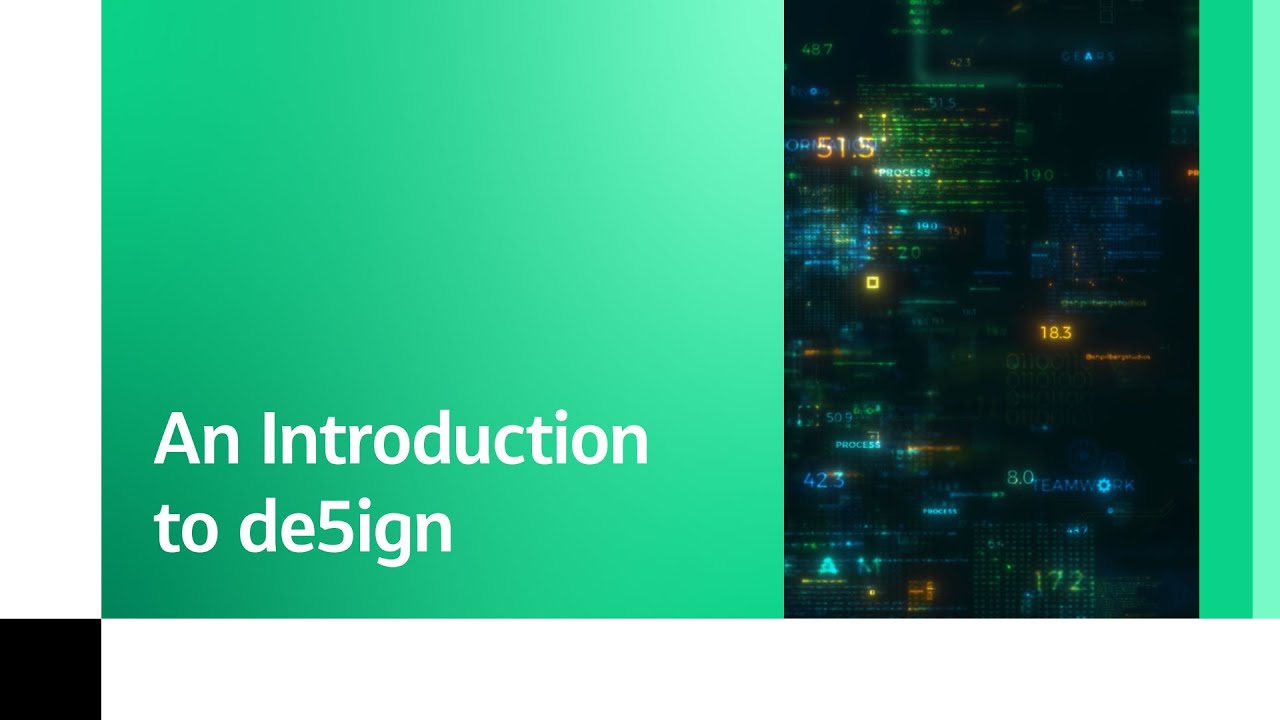 An Introduction to de5ign - YouTube