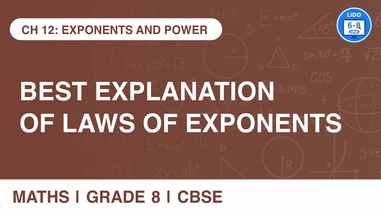 Laws of exponents: Power of Product law | Exponents and Powers | Class ...