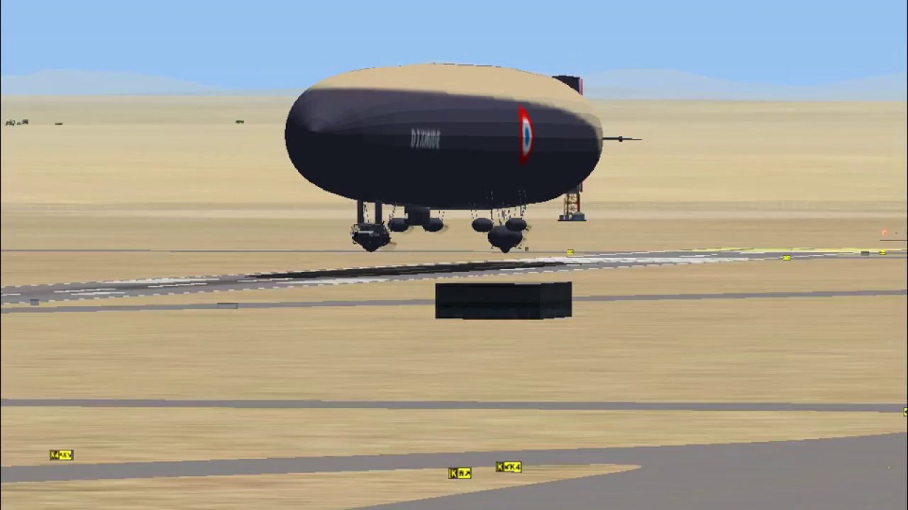 FSX AIRSHIP TAKEOFF - YouTube