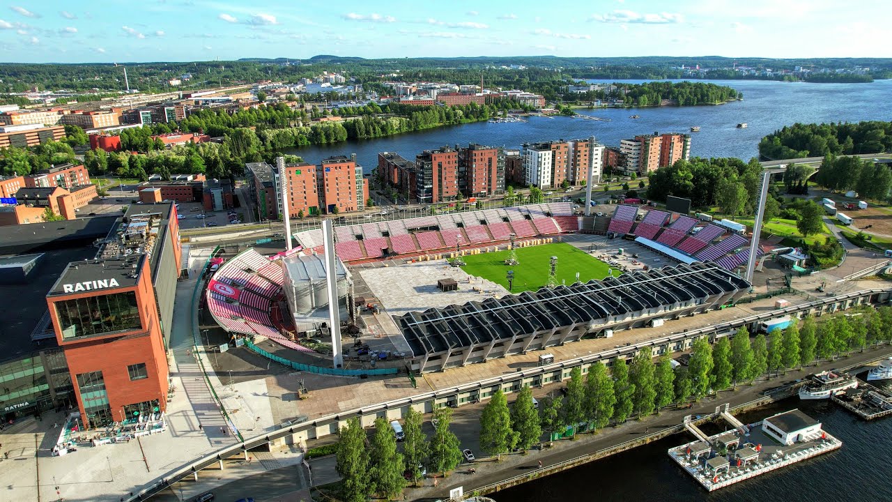 Tampere Ratina and Tampere Stadium, August 2022 - YouTube