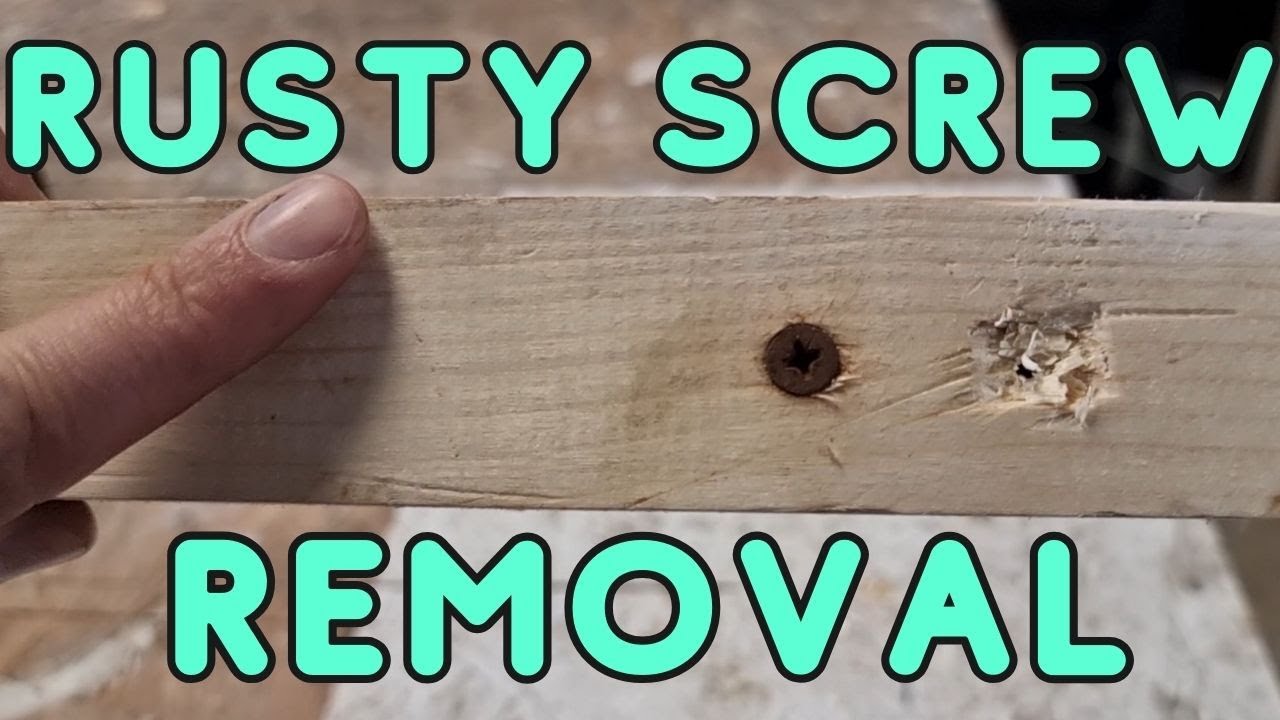 How to Remove a Rusted Screw - YouTube