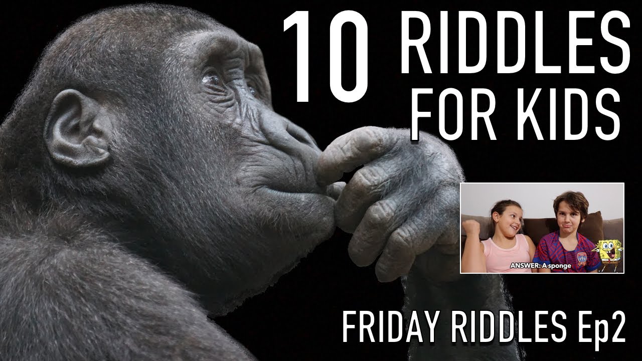 Friday Riddles Ep 2 - 10 More Riddles for Kids - YouTube