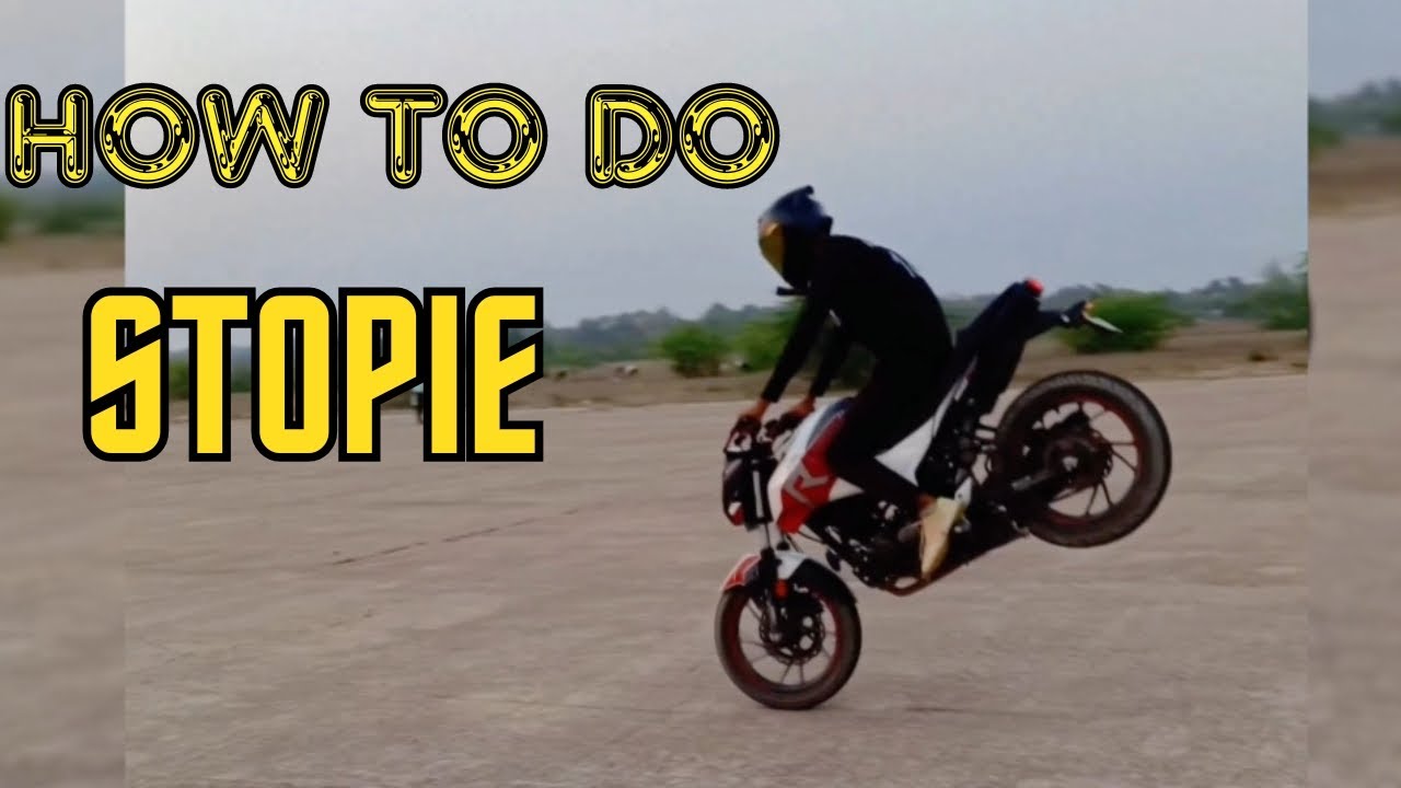 How to do Stopie on any motorcycle|| bike stunts || Tutorial stunt ...