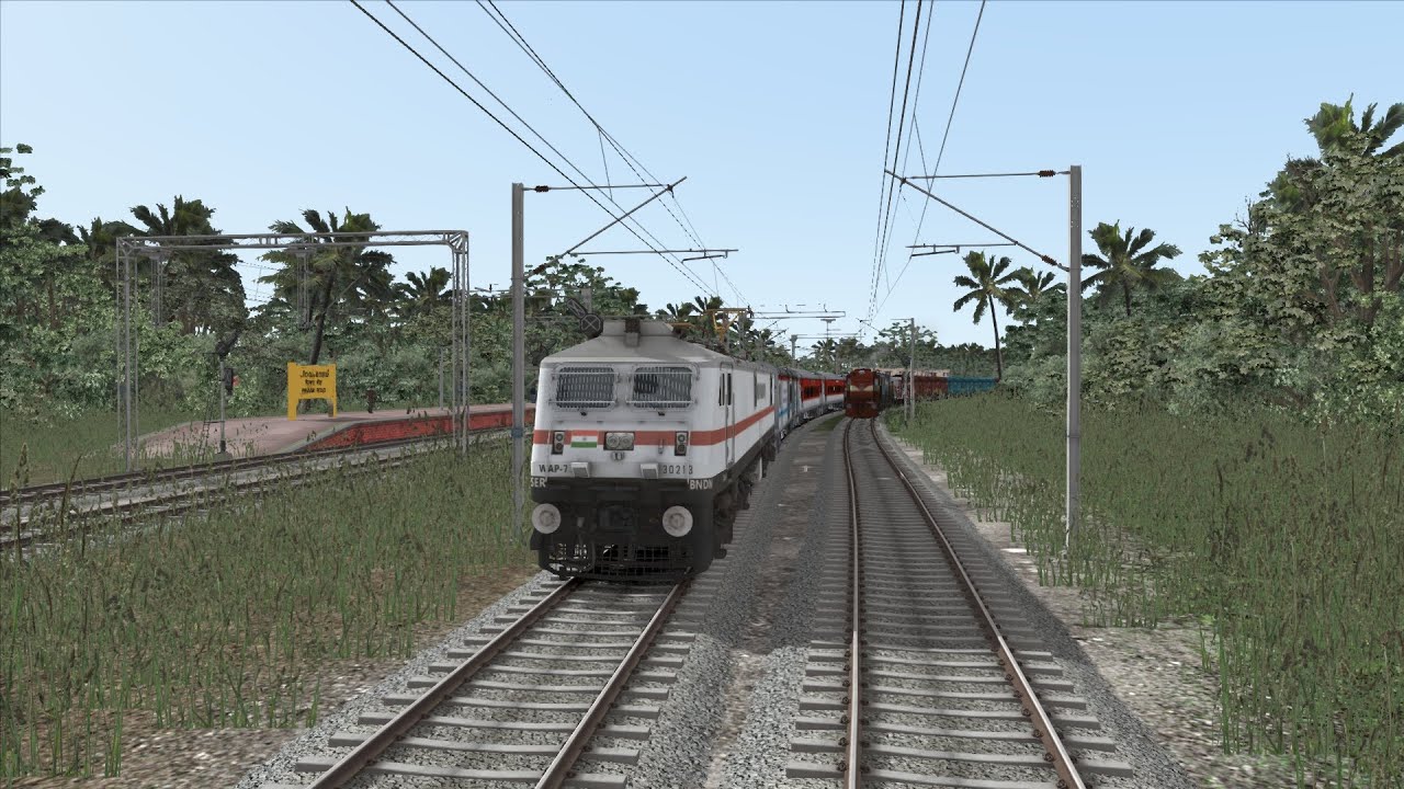 Train Simulator Classic 2024 22648 Korba SF Express WAP7 HOG TOWARDS ...
