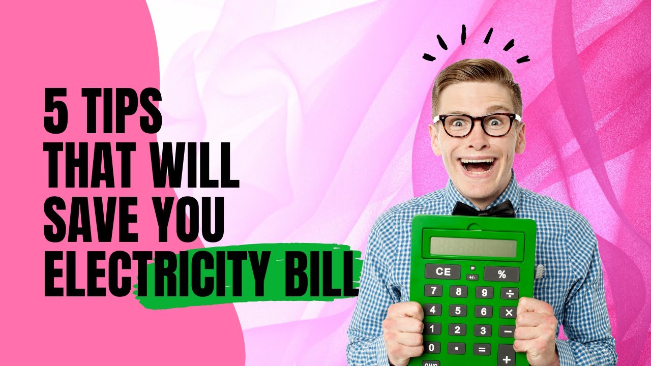 Top 5 tips for using less energy and saving money - YouTube