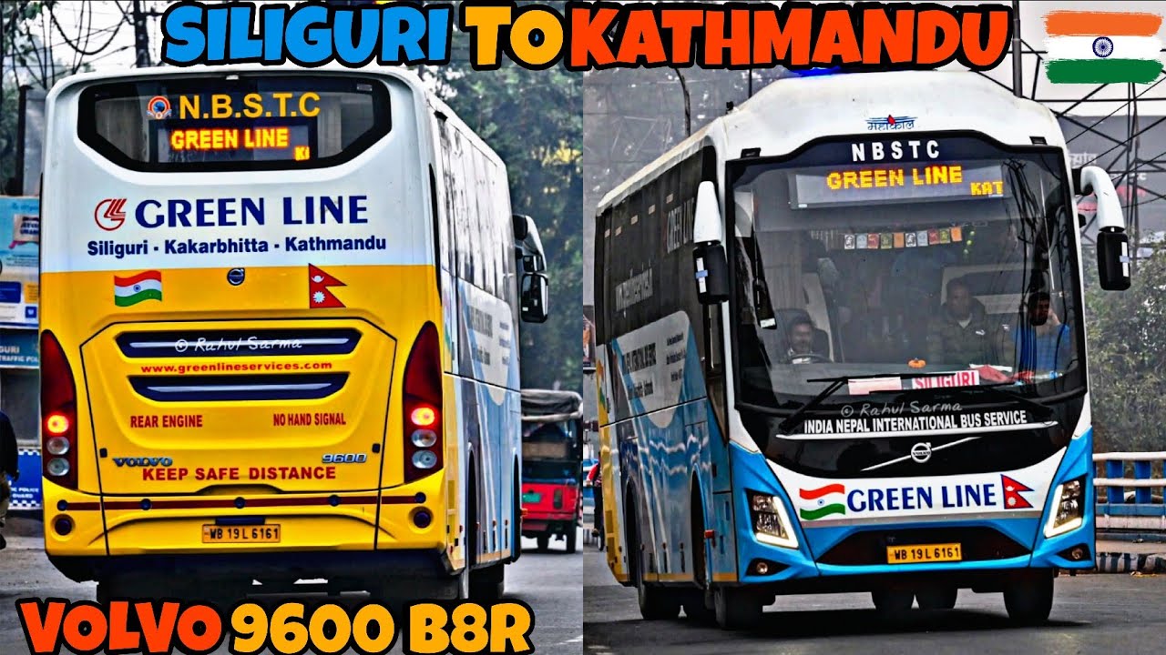 INDIA to NEPAL VOLVO INTERNATIONAL Bus 🇮🇳🇳🇵এবার ভারত থেকে সরাসরি নেপাল ...