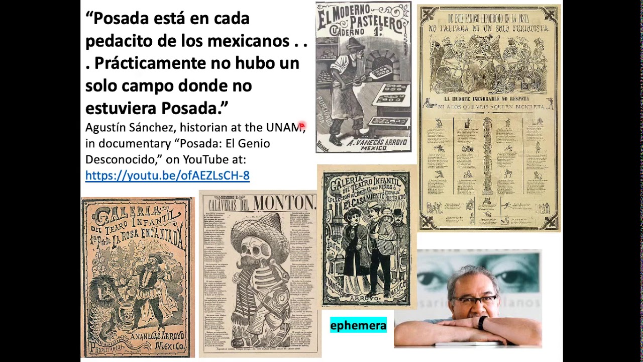 José Guadalupe Posada Lecture Part 1 - YouTube