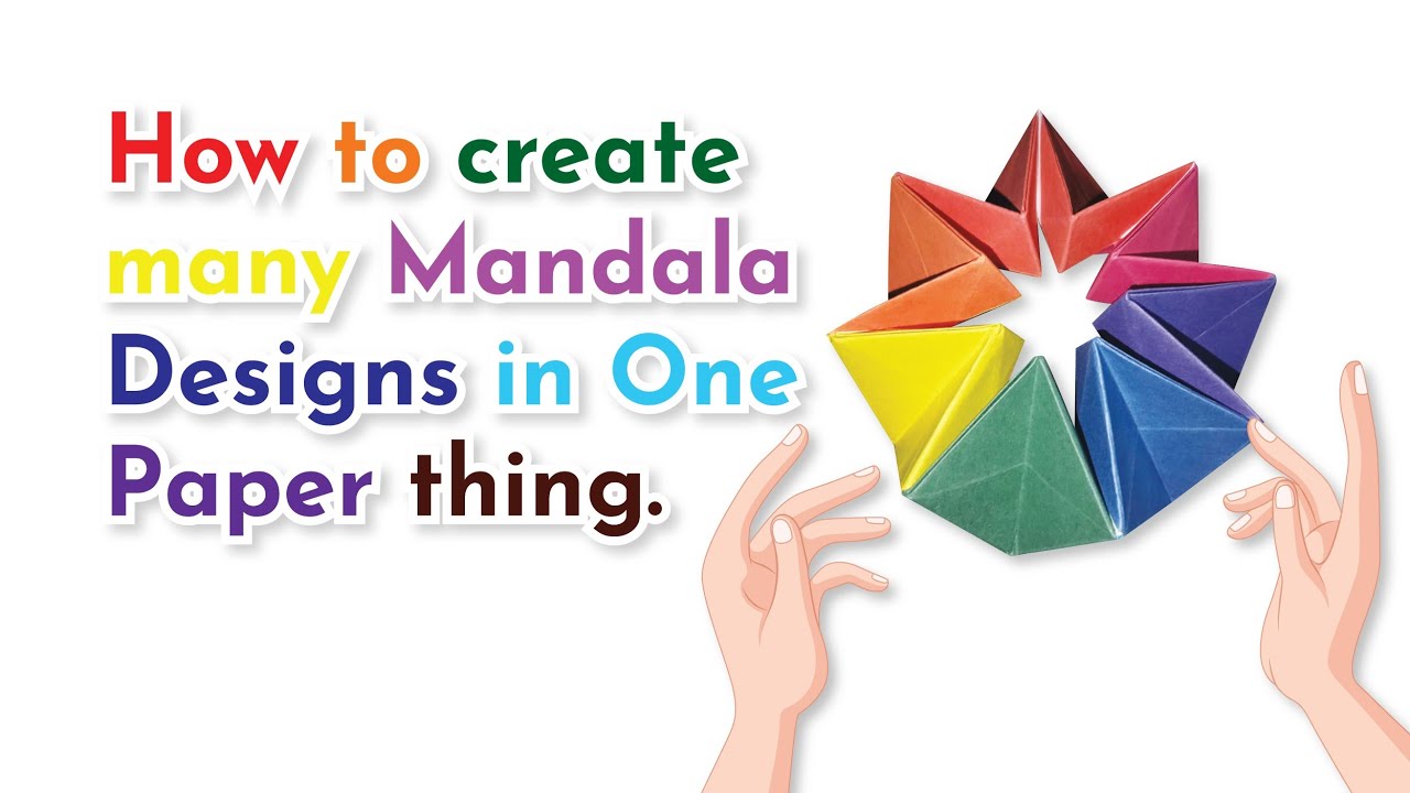 How to create many mandala designs in one Paper Thing. - YouTube