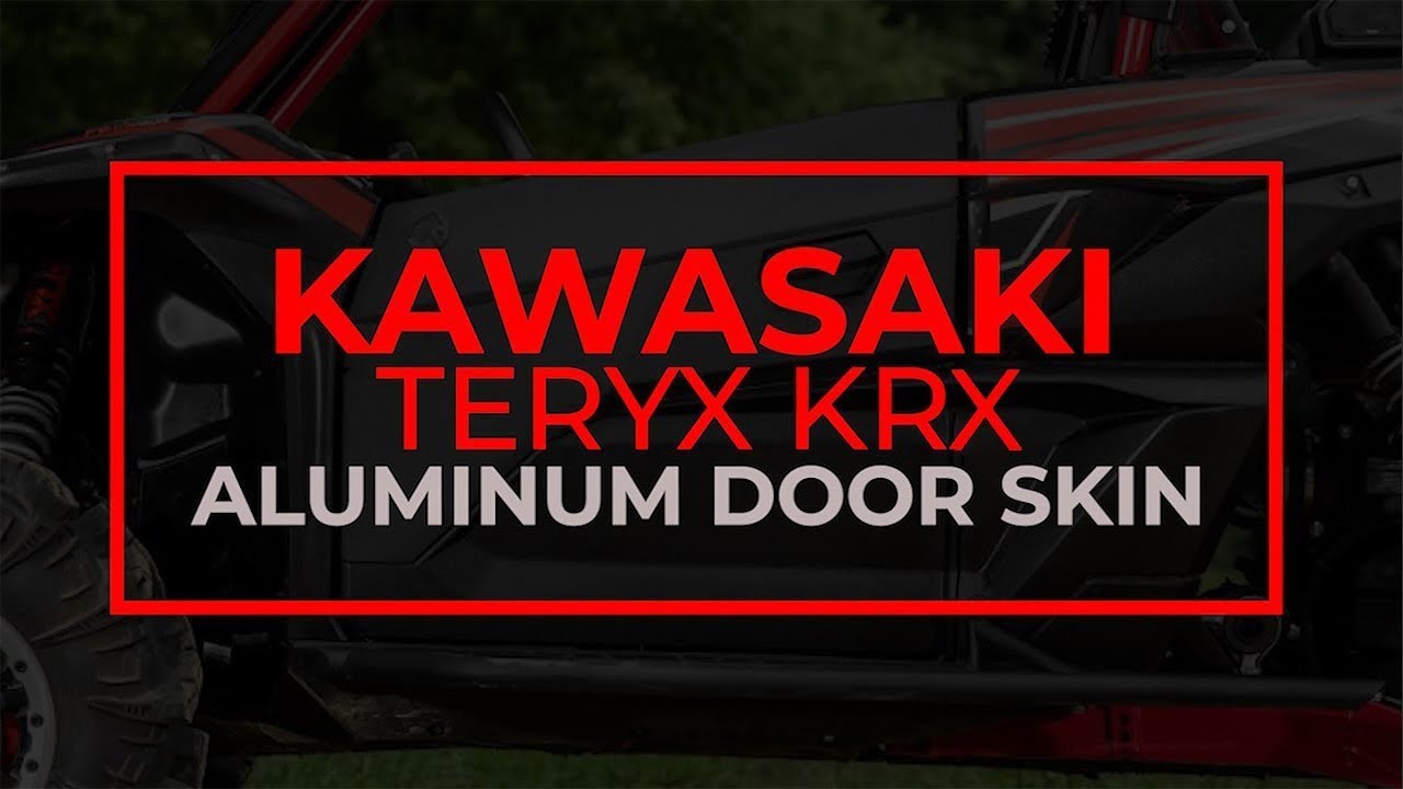 How to Install SuperATV's Aluminum Door Skins for the Kawasaki KRX - YouTube