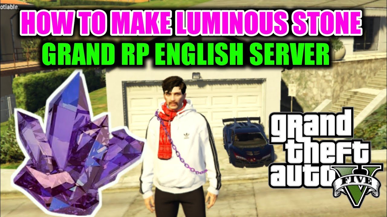 How to Make Luminous Stone in Grand RP | Crafting Luminous Stone in ...